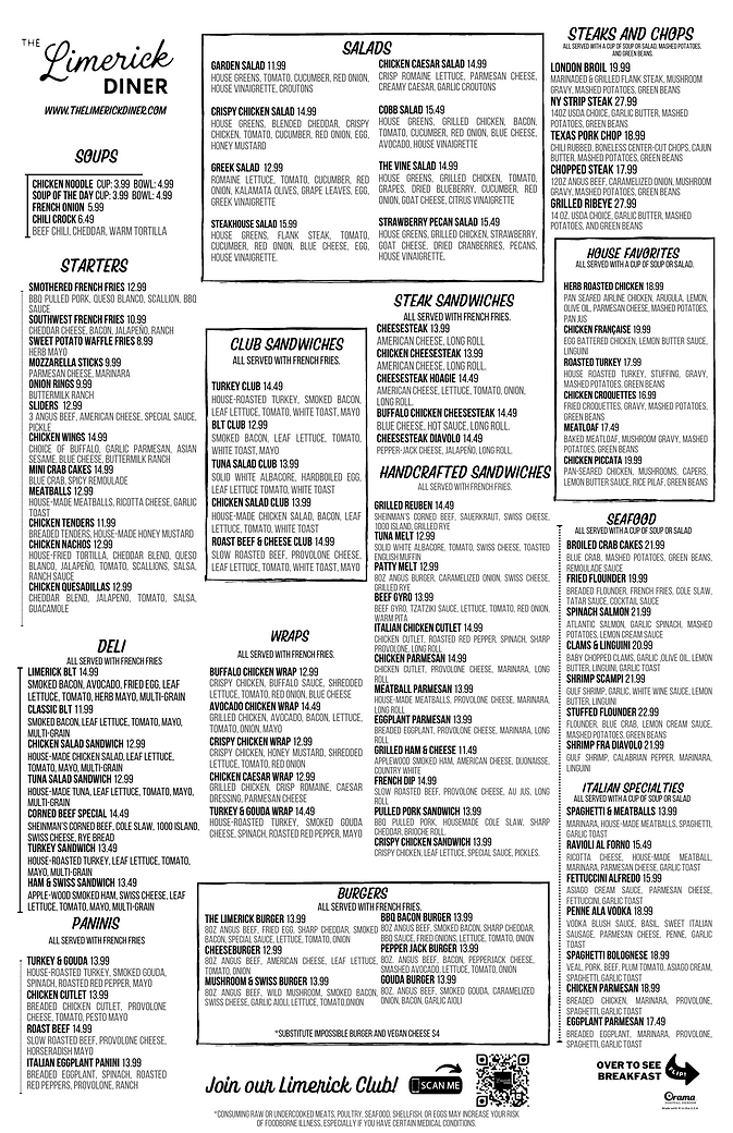 Menu Limerick Diner menu-limerick-diner